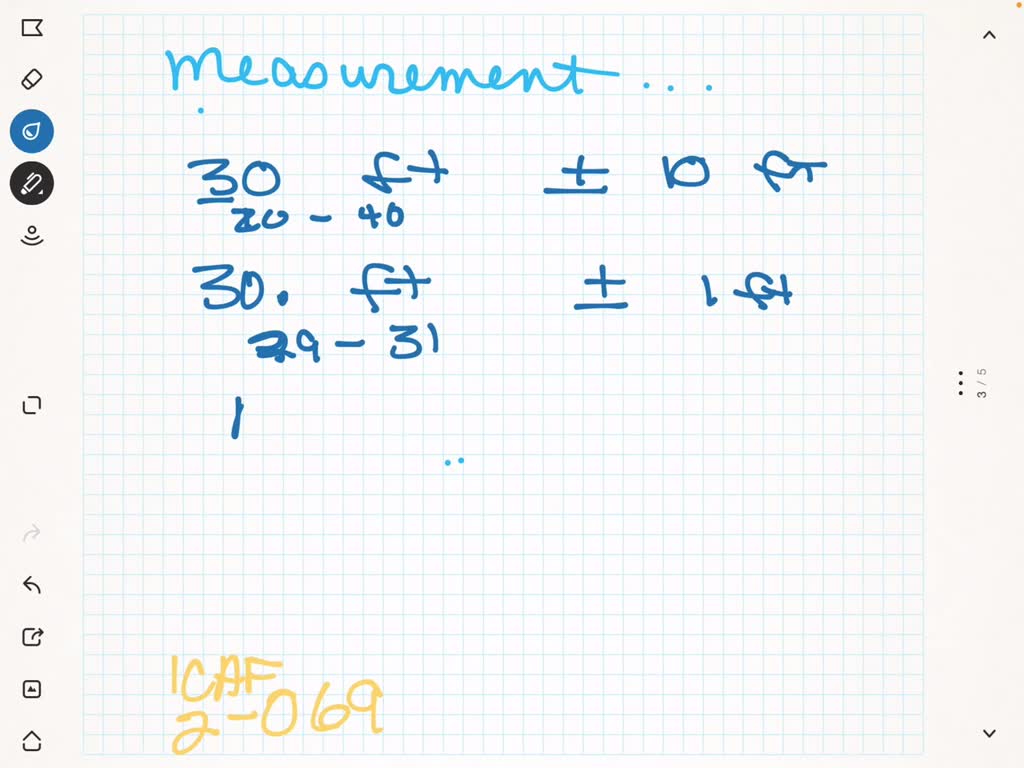 The measurement 30 ft is ambiguous, but the measurement 30 . ft is not ...