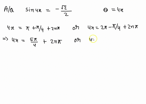 SOLVED:Involve equations with multiple angles. Solve each equation on ...