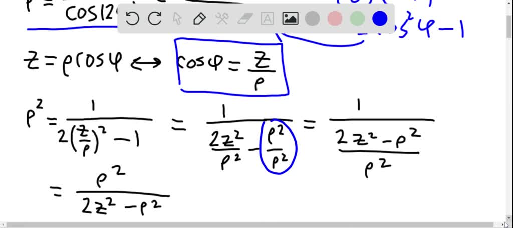 SOLVED:Spherical to rectangular Convert the equation \rho^{2}=\sec 2 ...
