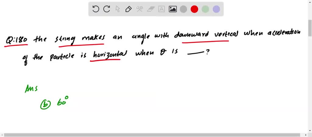 SOLVED:A particle of mass m is attached to one end of the light inextensible string and other ...