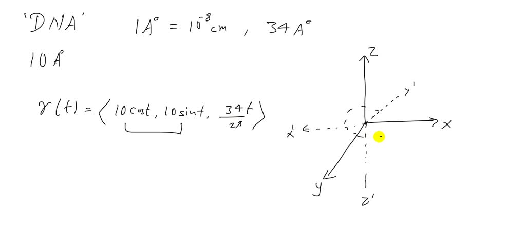 SOLVED:The DNA molecule comes in the form of a double helix, meaning ...