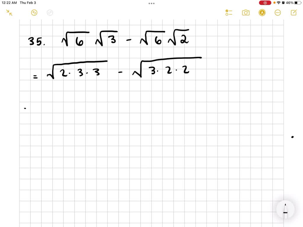 ⏩SOLVED:Multiply. (Assume all variables are non negative.) 6 √((3 ...