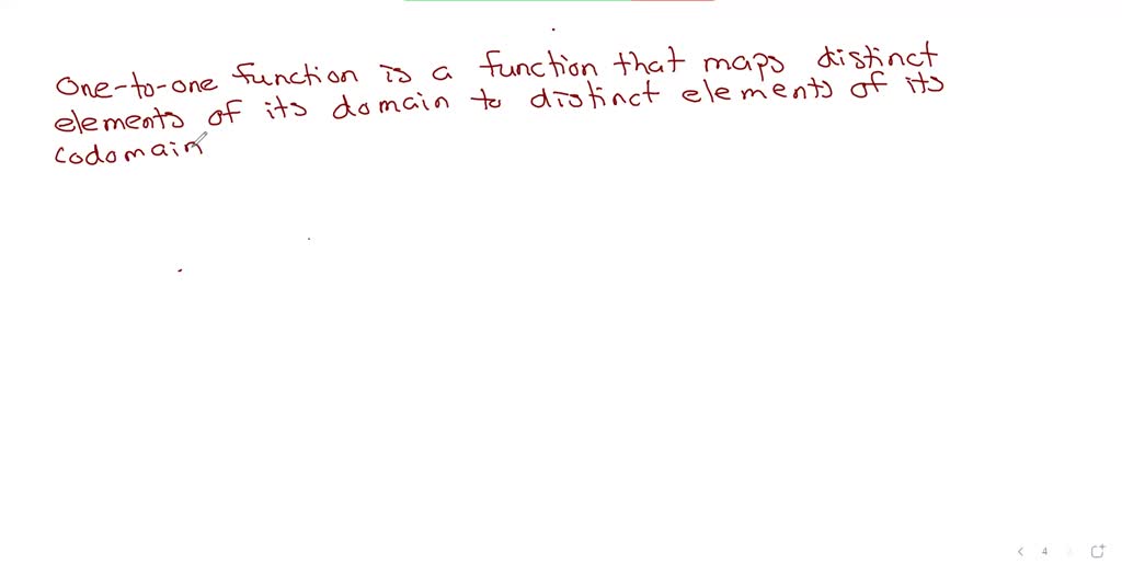 Only one of the graphs illustrates a one-to-one function. Which one is ...