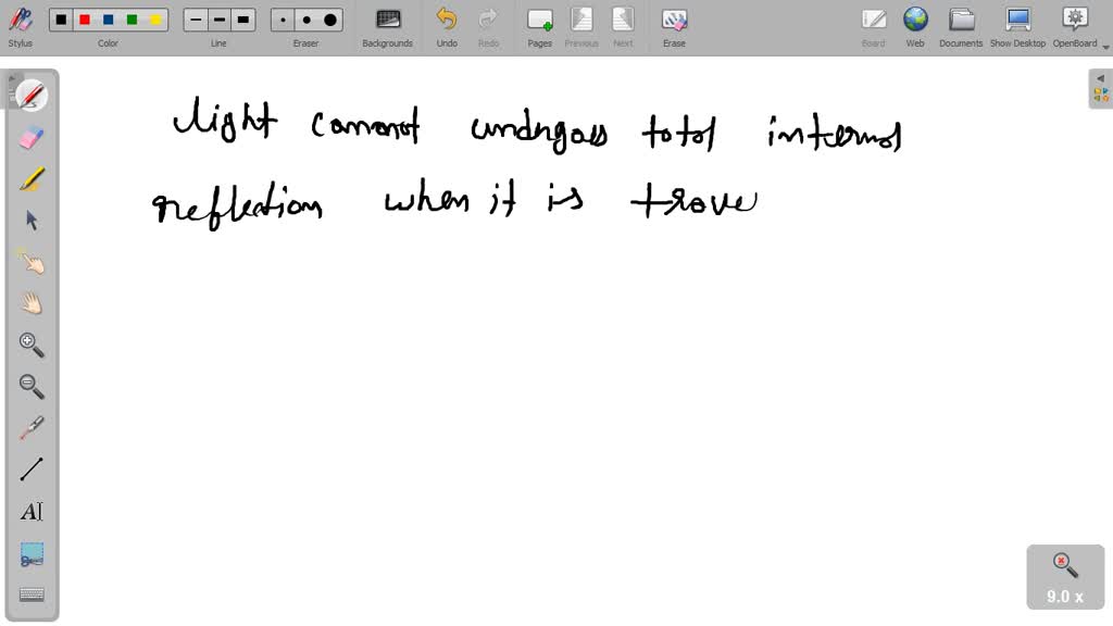 ⏩SOLVED:Total internal reflection is the phenomenon of reflection of… | Numerade