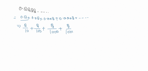 ⏩SOLVED:Find fraction notation for each repeating decimal. 0.8888 ...