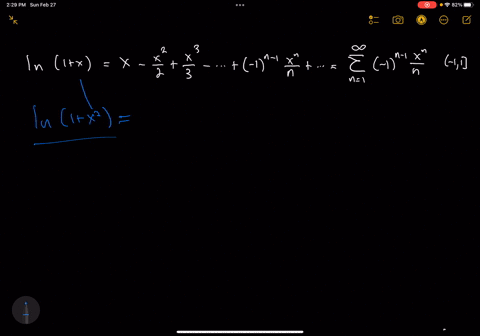 SOLVED:Use substitution to find the Taylor series at x=0 of the ...