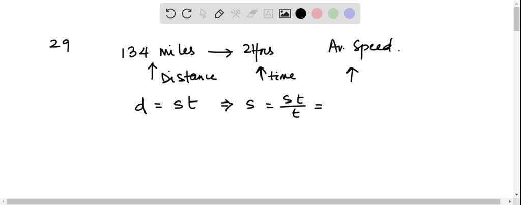 ⏩SOLVED:Use a known formula to solve. See Example 2. Abbas drove 134 ...