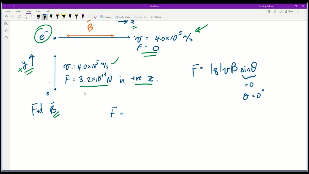 Solved An Electron Moving With A Speed Of 4 0 ×10 5 M S In The