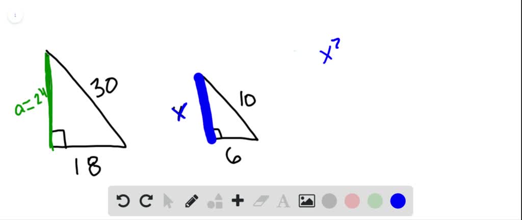 SOLVED: You are given two right triangles with one pair of corresponding legs and the pair of ...