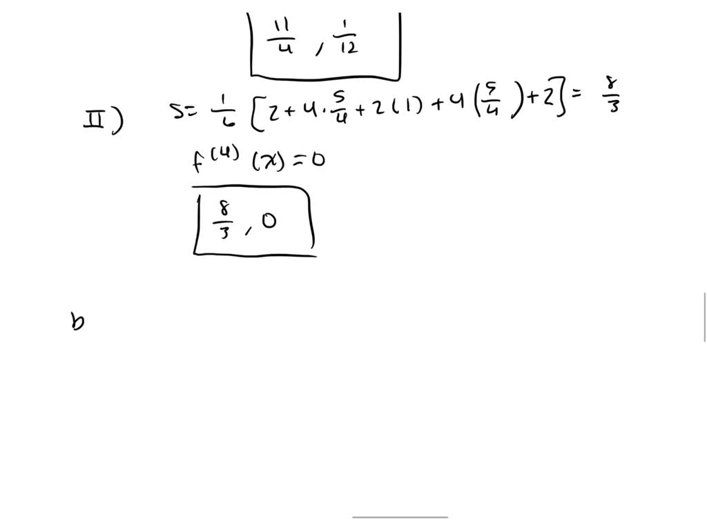 (a) Code and test the trapezoid parts of program Trapezoid and Simpson ...