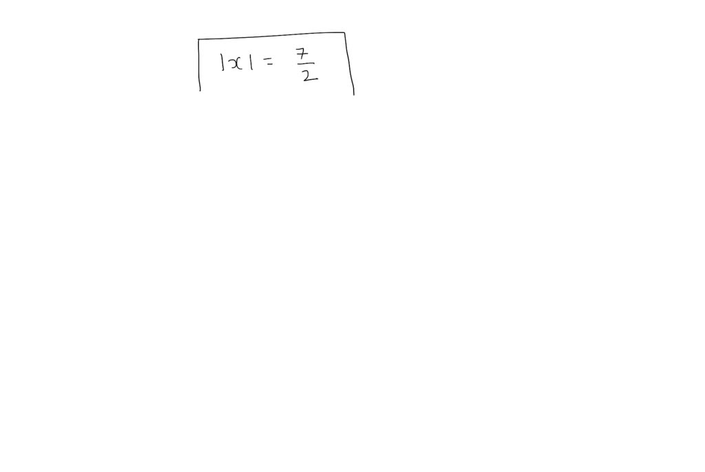 SOLVED Write An Absolute Value Equation Whose Solution Is The Set Of