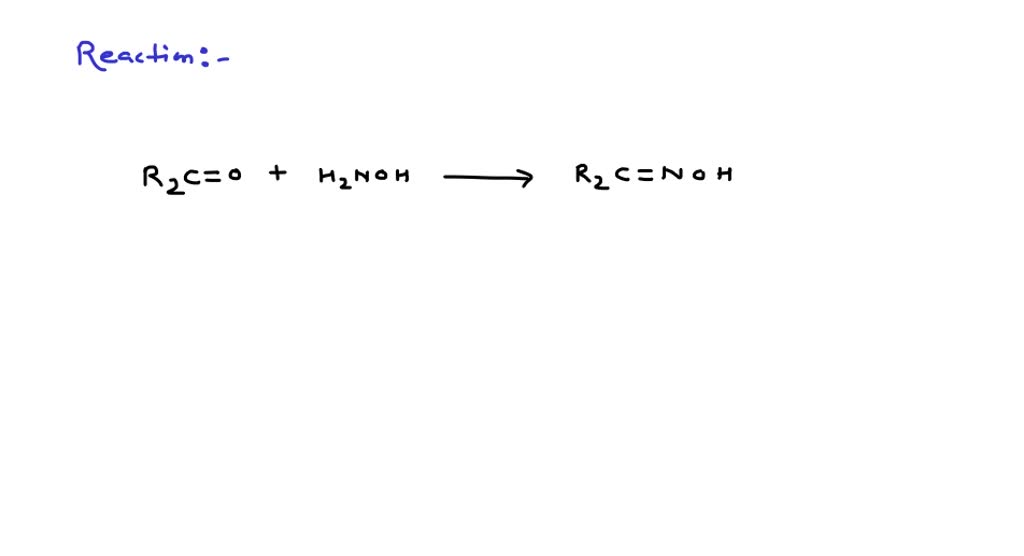 SOLVED:The compound which reacts with hydroxyl amine but does not react ...