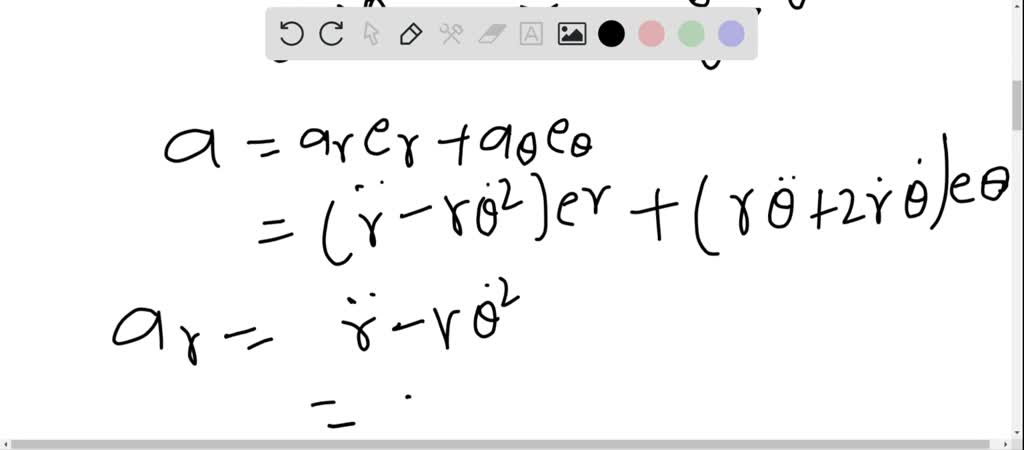 SOLVED:A particle moves along the spiral shown. Knowing that θ̇ is ...