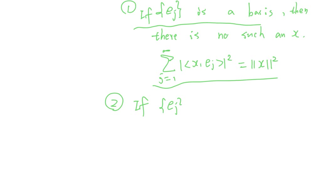 SOLVED:Give an example to show that strict inequality can hold in the ...