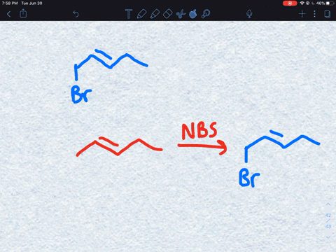 SOLVED:a. N-Bromosuccinimide (NBS) is an excellent brominating reagent ...