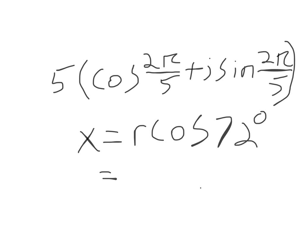SOLVED: First simplify each of the following numbers to the x+i y form or to the r e^i θ form ...