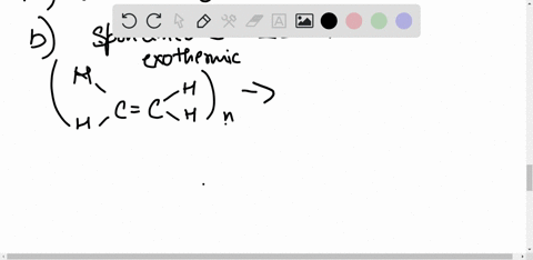 SOLVED:Consider the polymerization of ethylene to polyethylene. cos ...