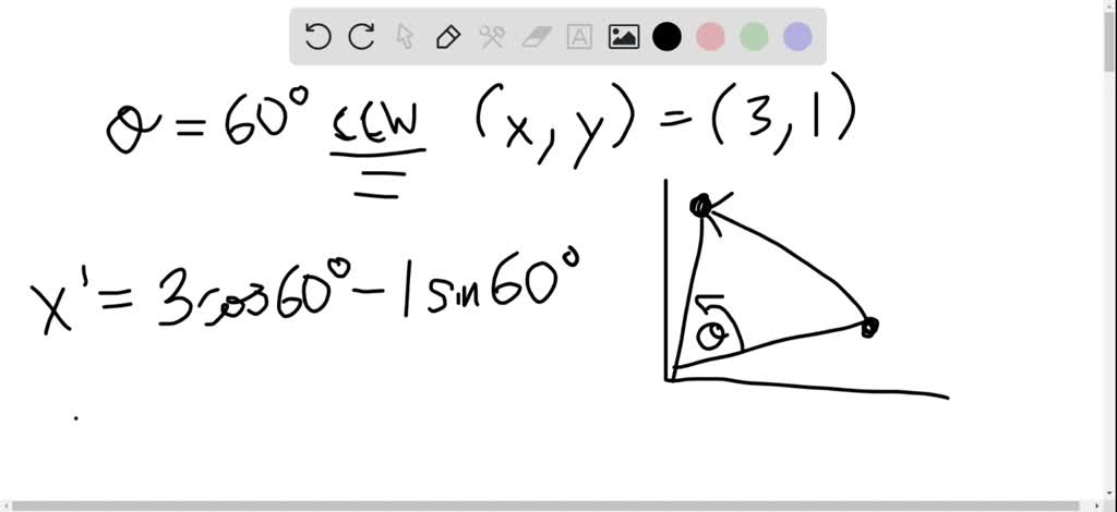 SOLVED:Finding a Point in a Rotated Coordinate System In Exercises 5 - 12 , the x ^ ' y ...