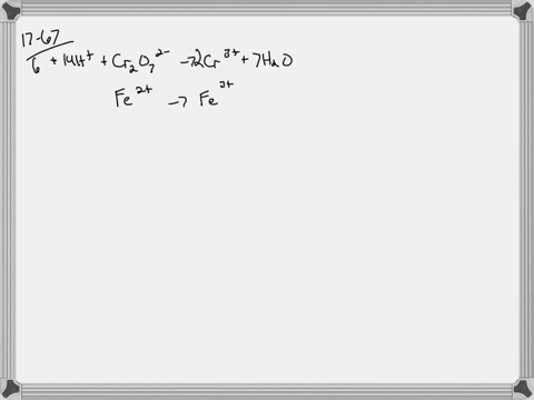 SOLVED:Using half-reactions, balance the equation for the redox ...