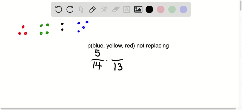 Solved A Bag Contains 3 Red Marbles 4 Green Marbles 2 Yellow Marbles