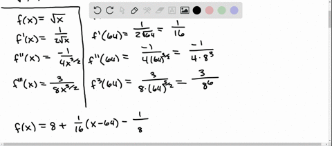 SOLVED:Suppose you want to approximate √(72) using four terms of a ...