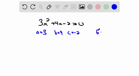 SOLVED:Compute the discriminant of each equation. What does the ...
