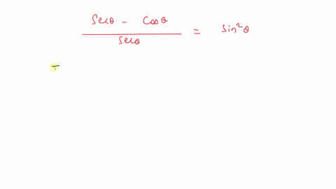 SOLVED:Use trigonometric identities to transform one side of the ...