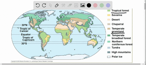 SOLVED:Choose from the names of the biomes below. (A) Tropical rain ...