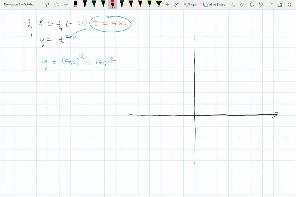 SOLVED:Sketch the curve represented by the parametric equations ... SOLVED:Sketch the curve represented by the parametric equations ...