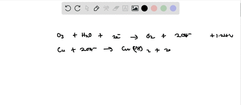 SOLVED:Use the data in Appendix G to calculate the value of Ecell ^0 for the equation O3(g)+H2 O ...