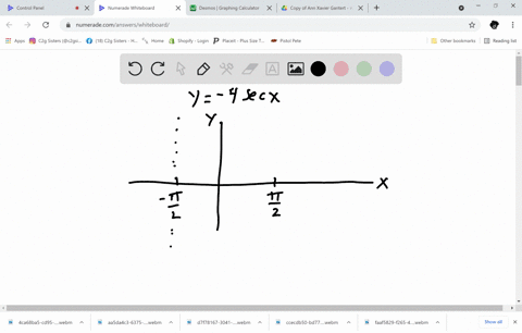SOLVED:Graph each function. Be sure to label key points and show at least two cycles. Use the ...