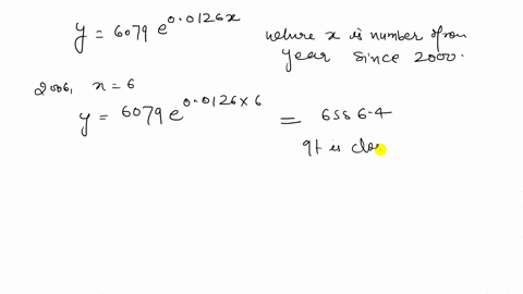 ⏩SOLVED:Solve each problem. World Population Growth since 2000 ...