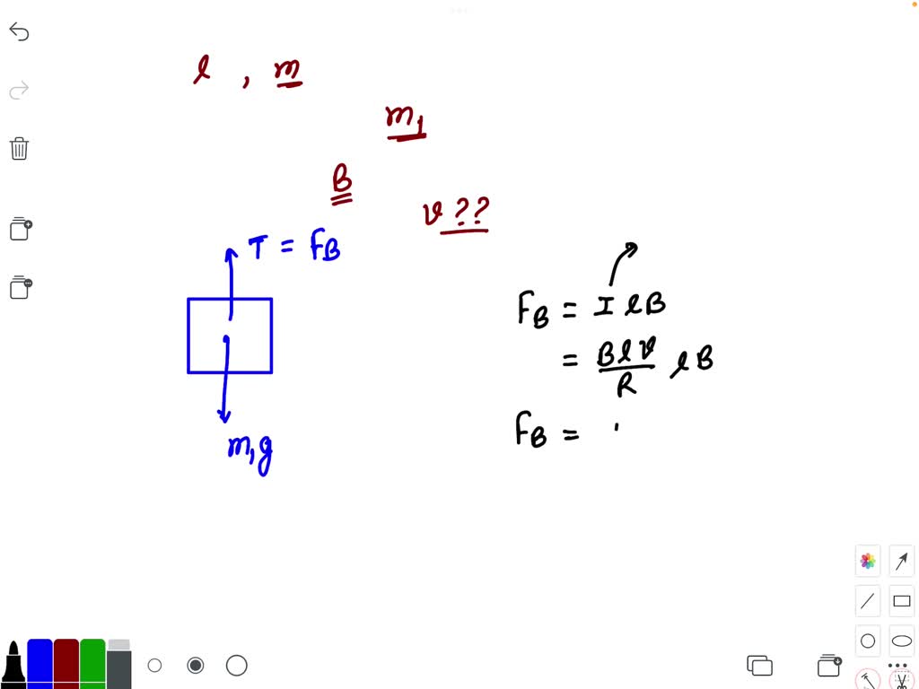 SOLVED:A conducting frame is placed in a horizontal plane as shown in ...