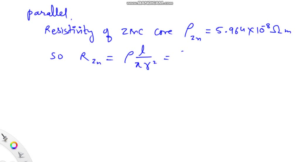 SOLVED:A multiclad wire consists of a zinc core of radius 1.00 mm ...