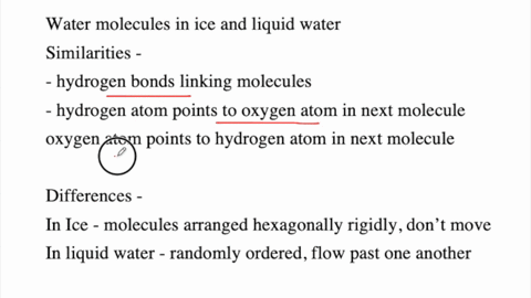 What is the structure of the water molecule and how are...