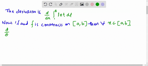 SOLVED:Use the Second Fundamental Theorem of Calculus, if needed, to calculate each the ...