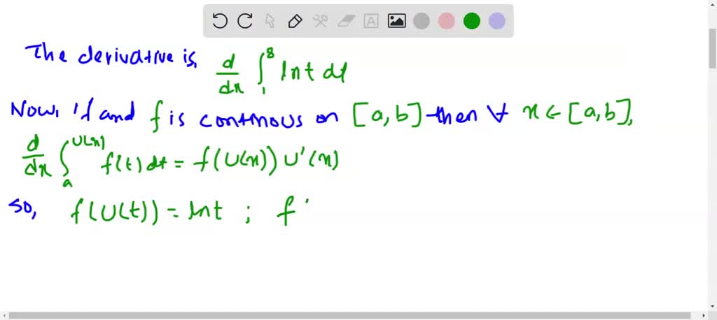 SOLVED:Use the Second Fundamental Theorem of Calculus, if needed, to ...