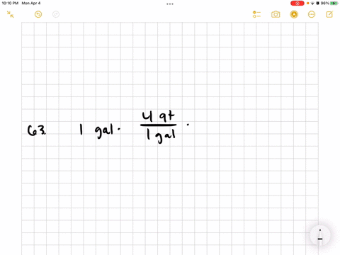 ⏩SOLVED:Convert the units of capacity. 1 gal = | Numerade