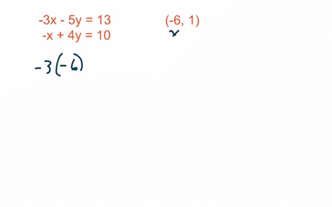 SOLVED:For the following exercises, determine whether the given ordered pair is a solution to ...