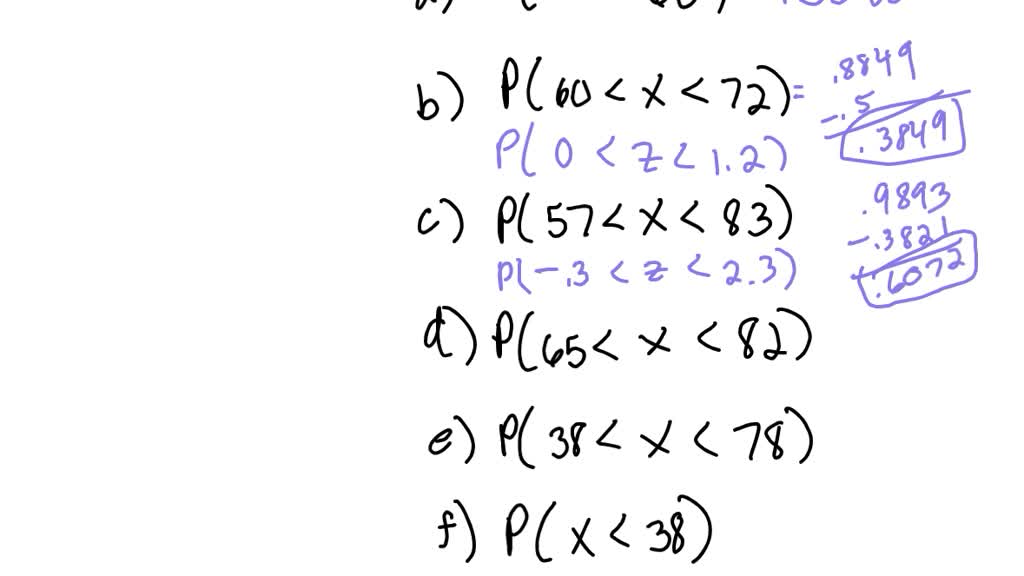 ⏩solvedlet X Be A Normal Random Variable With Mean μ100 And Numerade 9152