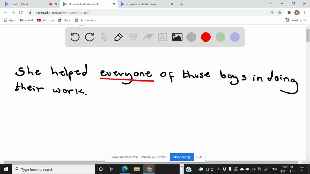 Correct the sentence - cooked his all friends a meal delicious he