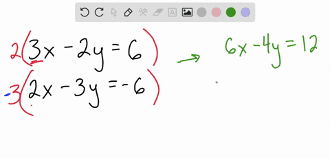 SOLVED:Find all solutions of the given system of equations, and check your answer graphically. 3 ...