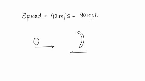 SOLVED:Triple Choice A pitcher throws a baseball at 40 m>s ( 90 mph ...