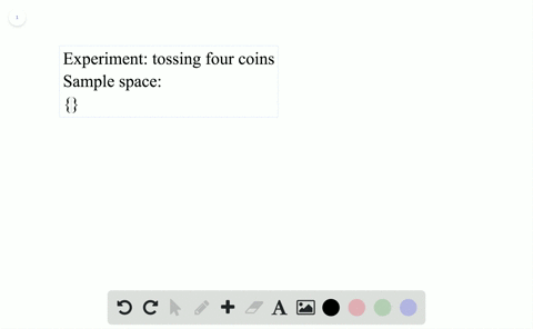 ⏩SOLVED:For the following exercises, four coins are tossed. What is ...