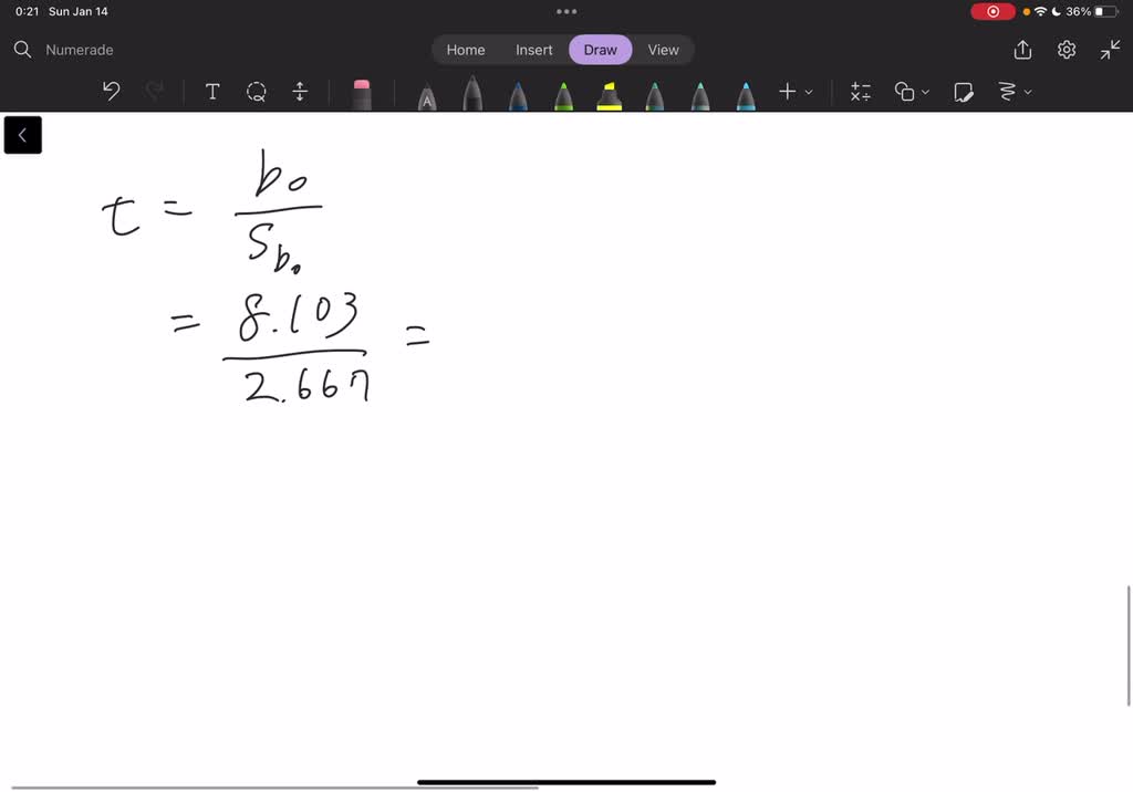 ⏩SOLVED:A partial computer output from a regression analysis using… | Numerade