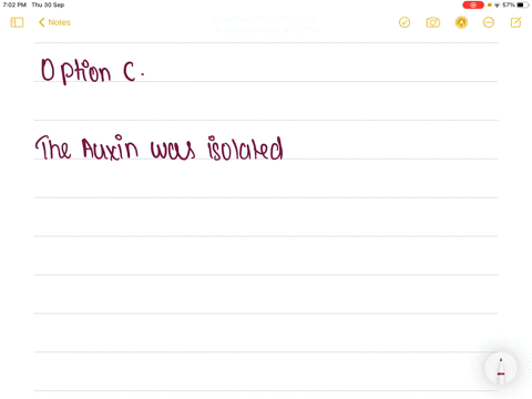 SOLVED:Auxins are discovered by (a) Charles Darwin (b) Francis Darwin ...