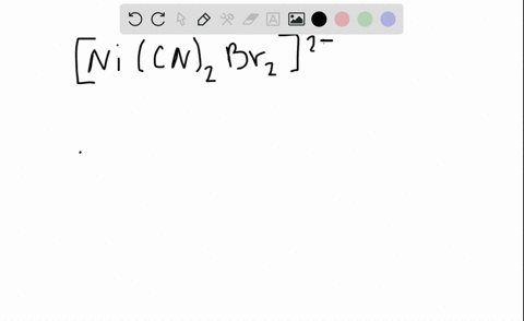 SOLVED:The complex ion [Ni(CN)2 Br2]^2- has a square-planar geometry ...