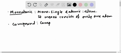 SOLVED: polyatomic vs monatomic