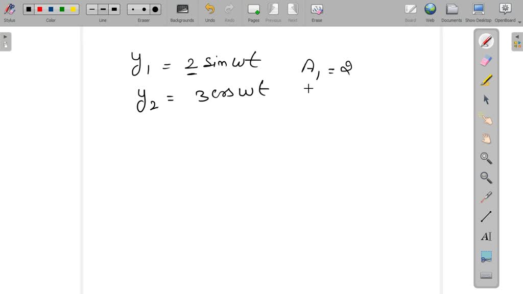 Solved The Light Waves From Two Independent Monochromatic Light Sources Are Given By Y1 2 Sinωt