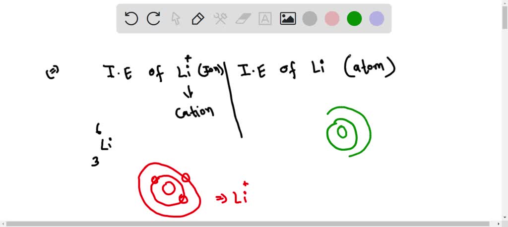 SOLVED: If a single electron is removed from a Li atom, the resulting ...